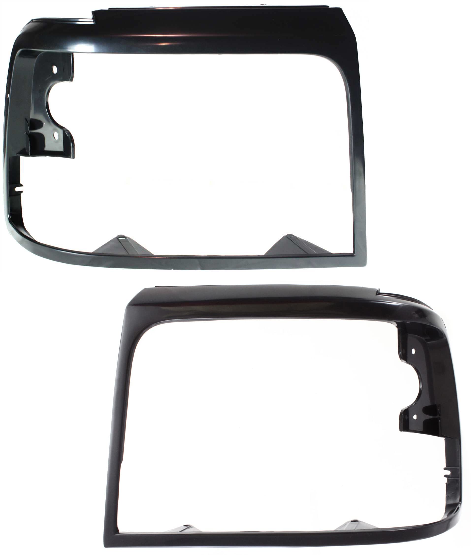 Evan Fischer Headlight Door Set Compatible With 1992-1997 Ford F-150, Fits 1992-1997 F-350, Fits 1992-1996 Bronco, FO2513135 FO2512131 Driver and Passenger Side