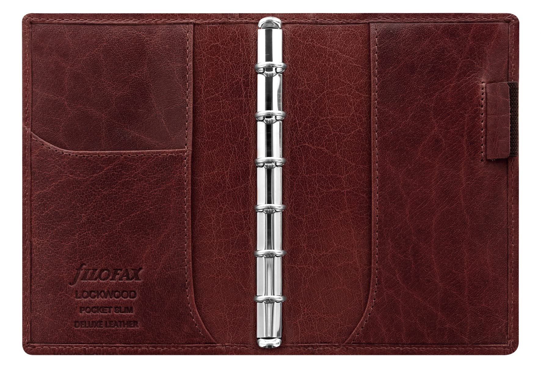 Filofax 26053 Organiser Lockwood Slimline Pocket, Garnet
