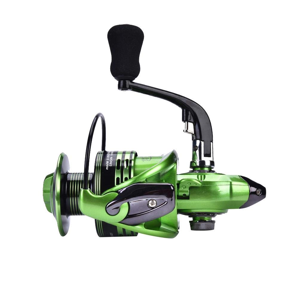 Fishing Reel, Salt Freshwater Metal Heavy Duty Lightweight Casting Spinning Fishing Reel Tackle Accessory(#3)