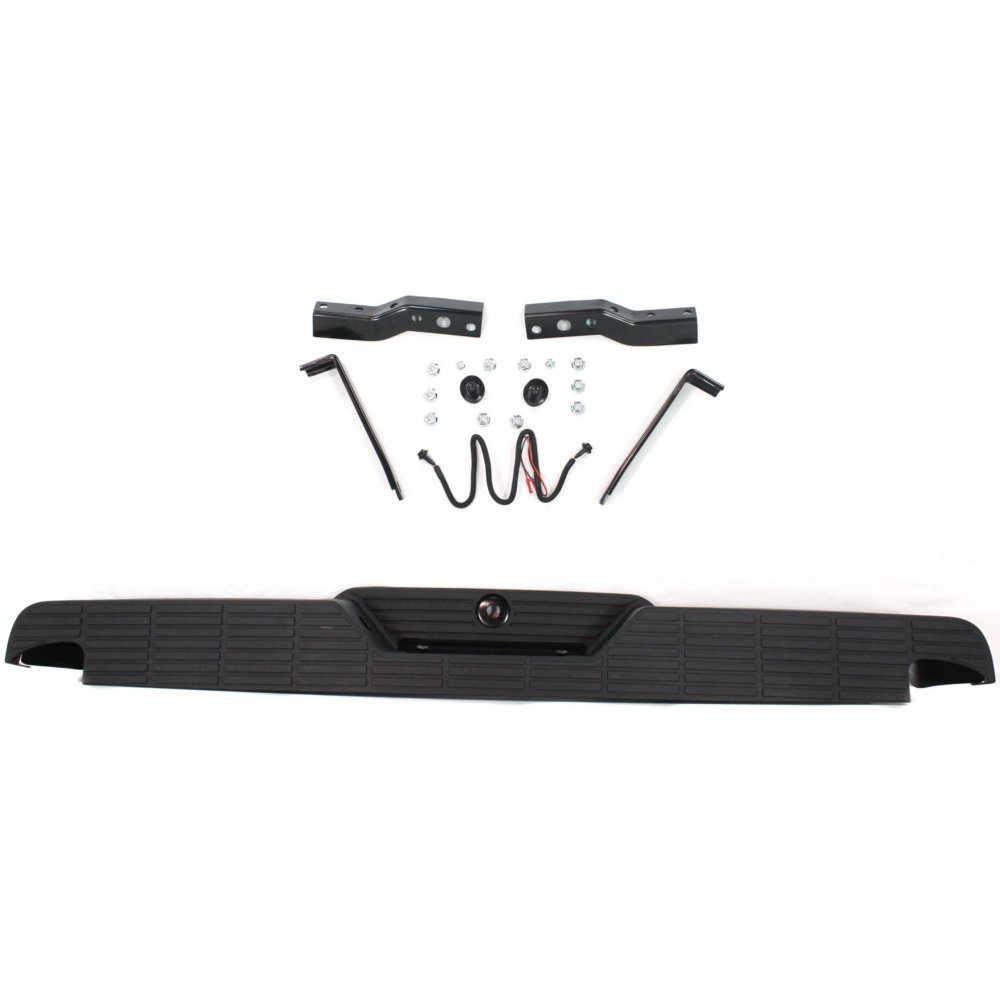 Evan Fischer Step Bumper Compatible with 1993-2011 Ford Ranger Assembly Powdercoated Black Steel Hitch Style Fleetside