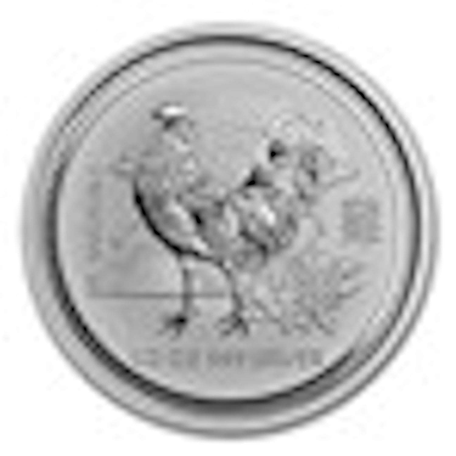 Flintski Jewelry Australian Lunar Series 1 1999-2007 Sterling Silver Coin Edge Bezel Mount Frame Pendant 32.10mm x 2.80mm