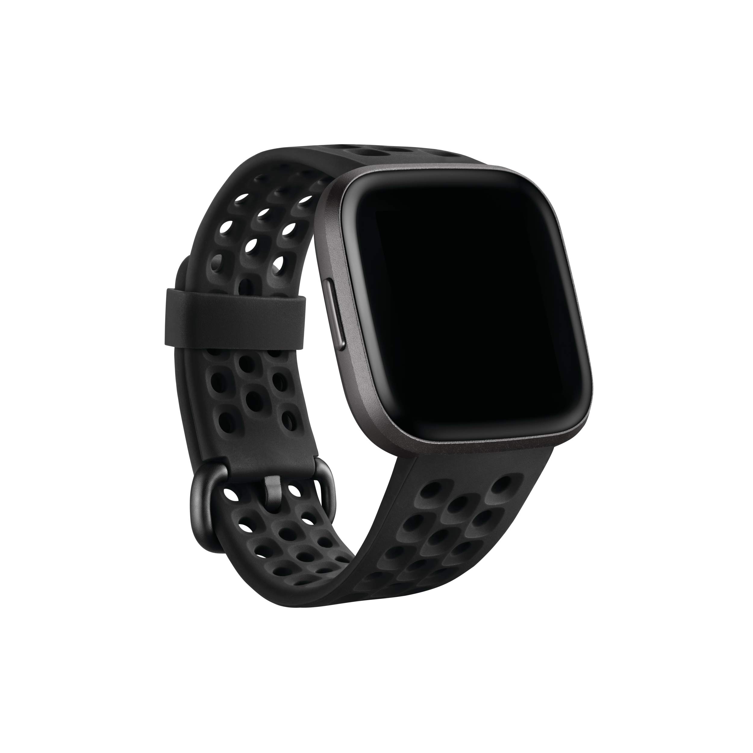 Fitbit Versa Family Accessory Band, Official Product, Sport, Black, Large