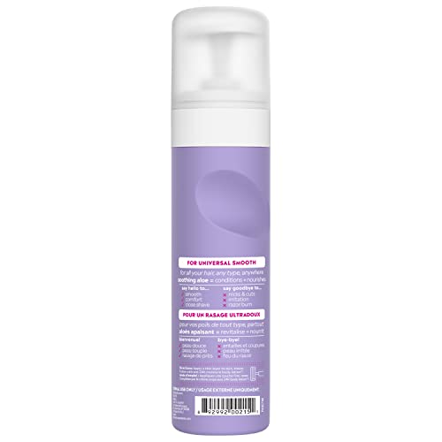 eos Shea Better Shaving Cream- Lavender, Women's Shave Cream, Skin Care, Doubles as an In-Shower Lotion, 24-Hour Hydration, 7 fl oz, 3-Pack