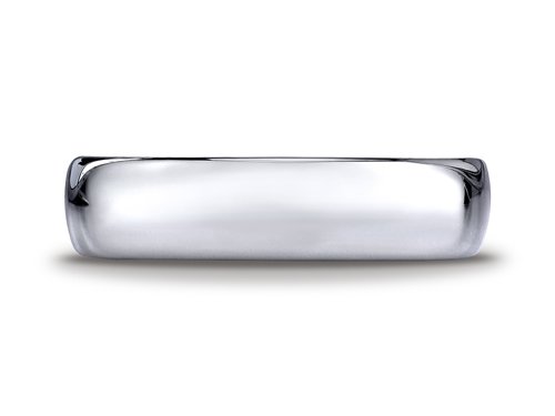 FJC Finejewelers Cobalt Chrome 6mm Comfort-fit High Polished Design Ring Size 8.5