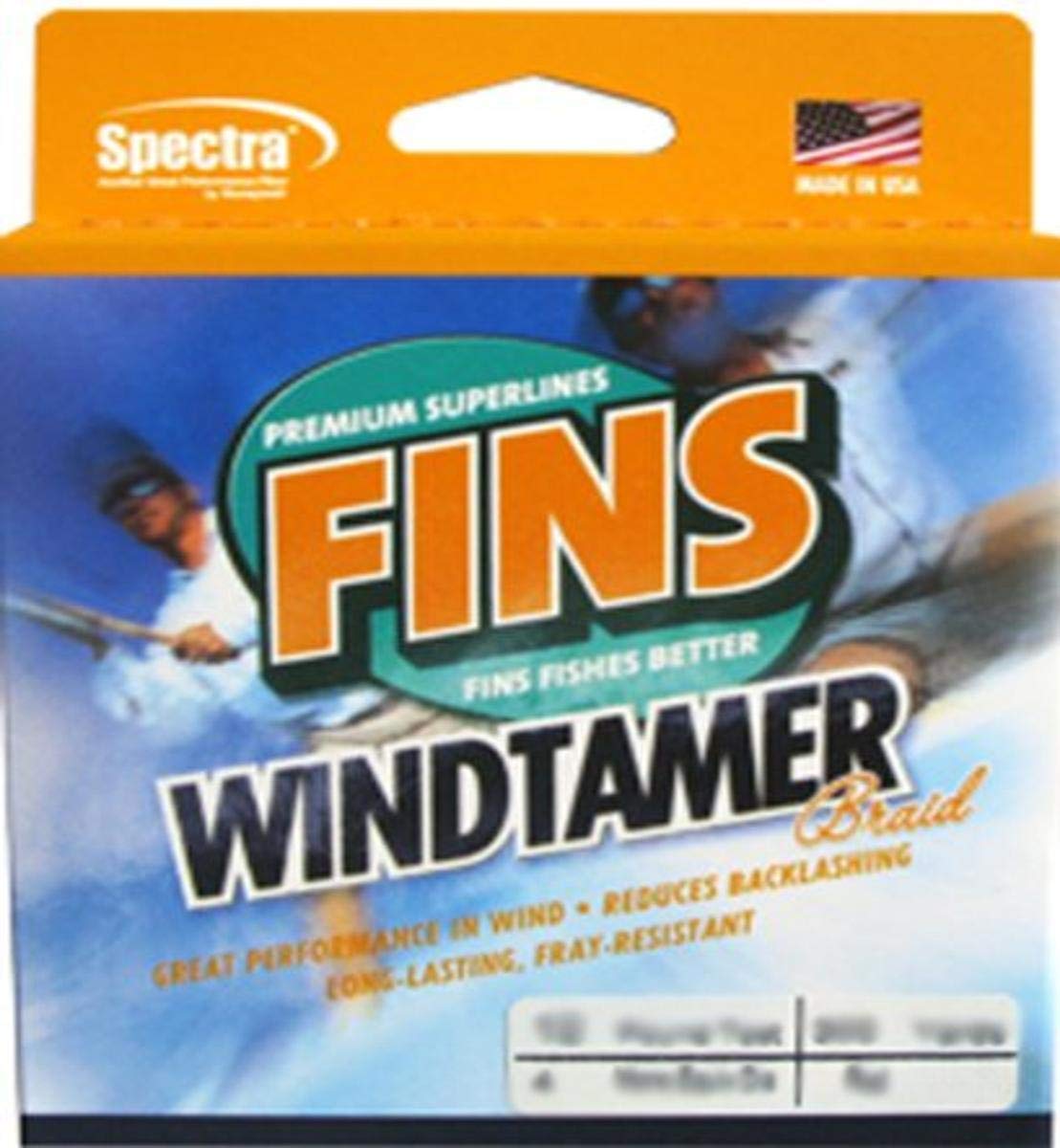 Fins Spectra 300-Yards Windtamer Fishing Line, Pink, 30-Pound