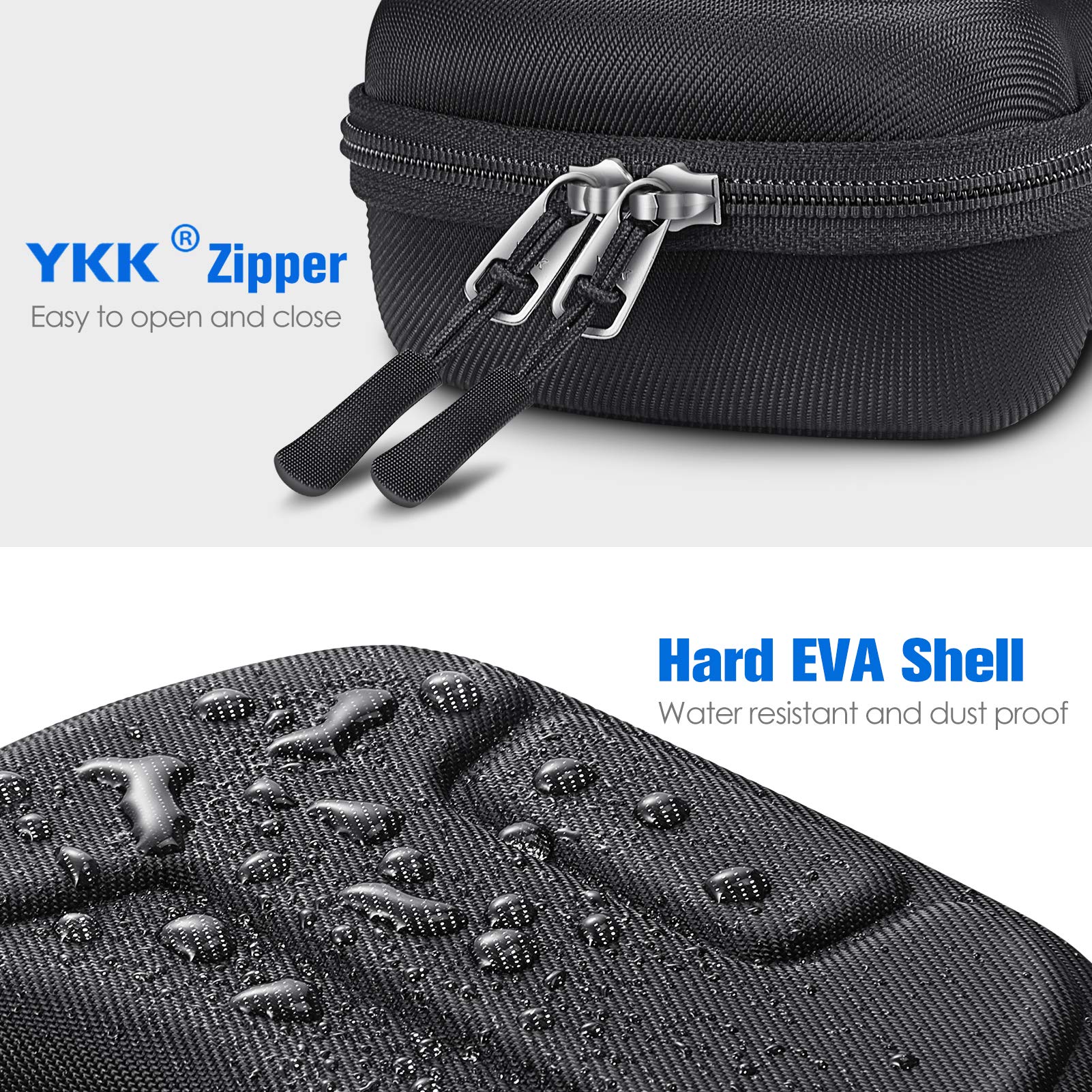 Fintie Carrying Case for Nintendo Switch / Switch OLED Model Pro Controller / Sony PS5 Wireless Controller - [Shockproof] Hard Shell Protective Cover Travel Bag with Inner Pocket, Galaxy