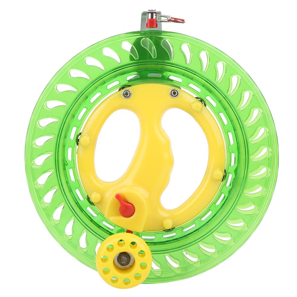 Fishing Line Reel, ABS Multifunction Sea Fishing Wheel Hand Wire Wrapping Fly Line Fishing Reel Accessory (Green)