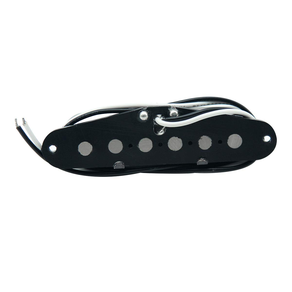 FLEOR Alnico 5 Guitar Pickups Tele Bridge Pickup w/Neck Pickup (Black) Fit Fender Telecaster Pickups Part