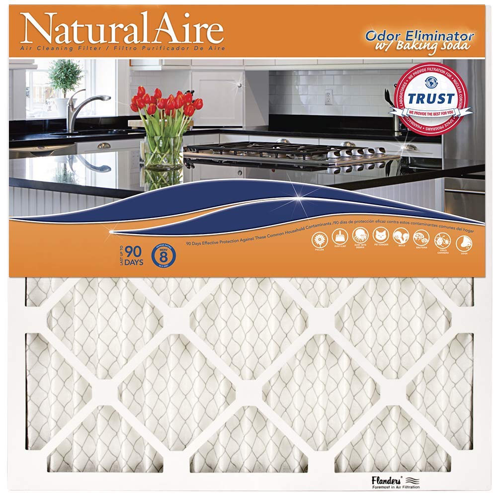 Flanders PrecisionAire 84857.01175175 17.5 by 17.5 by 1 NaturalAire with Baking Soda, 4-Pack
