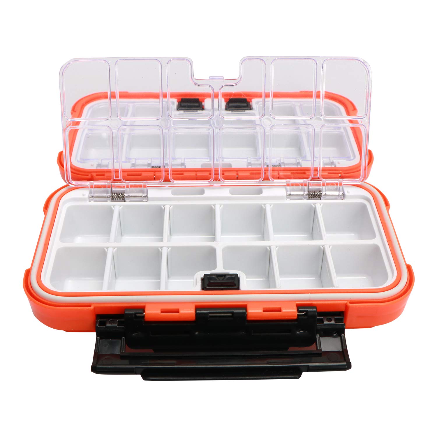 Fishing Tackle Box Waterproof Portable Tackle Box Organizer With Storing Tackle Set Plastic Storage, Floating Storage Box, Fishing Lure Boxes Bait Storage Case Containers For Trout, Jewelry, Bead