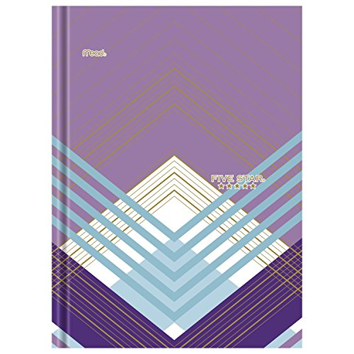 Five Star Composition Book/Notebook, College Ruled Paper, 100 Sheets, 9-7/8" x 7-1/2", Hardbound Style, V Purple (09274BQ8)