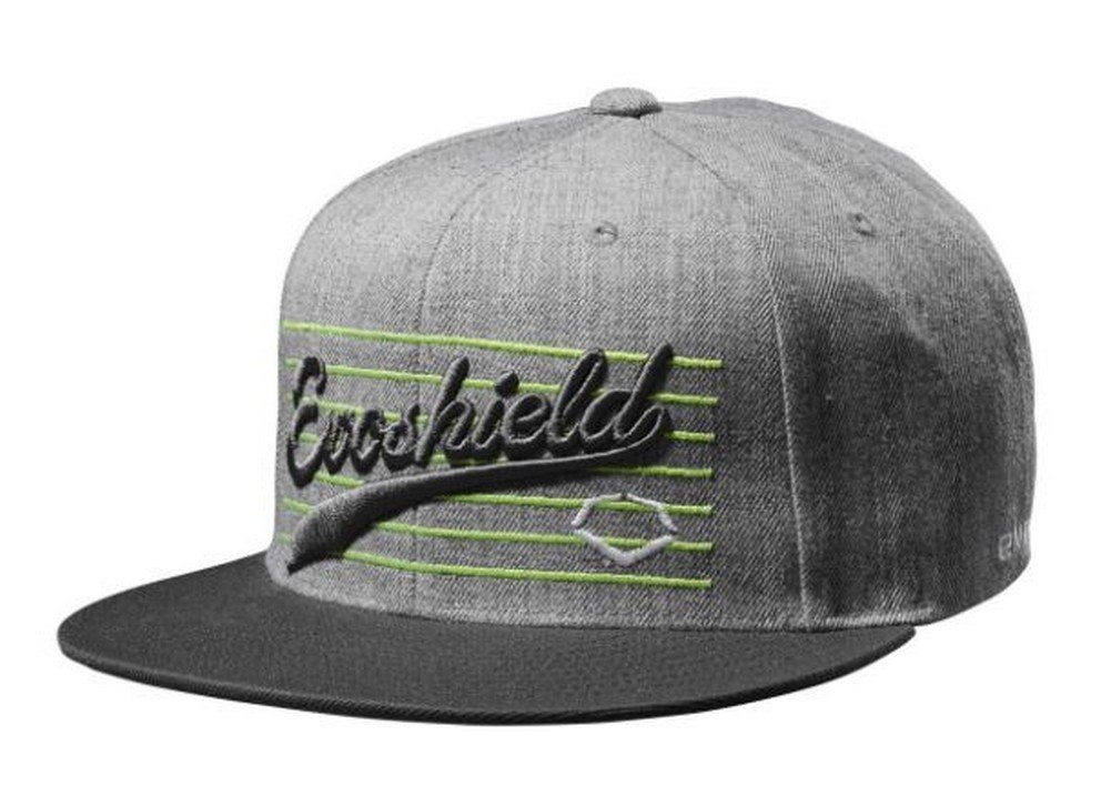 EvoShield Script Snapback Cap Charcoal One Size Fits Most