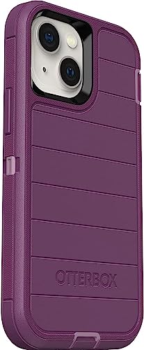 OtterBox Defender Series Rugged Case for iPhone 13 Mini & iPhone 12 Mini (Mini ONLY) Case Only - Non-Retail Packaging - Happy Purple - with Microbial Defense