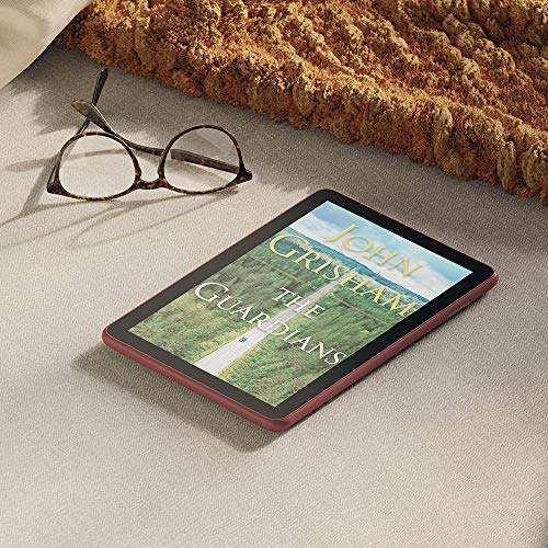 Fire HD 8 Smart Home Bundle including Fire HD 8 Tablet 32 GB Ad-Supported (Plum) with Blink Mini Camera