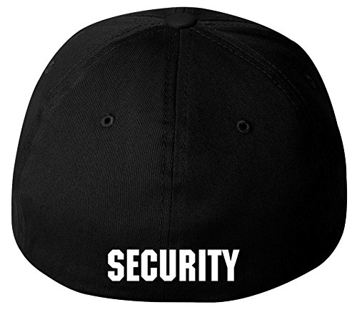 Flexfit Security Front & Back Black Cap (L/XL)