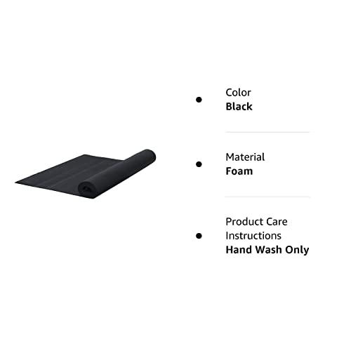 Fitness First Yoga Mat, Black (F1MY1 Black)