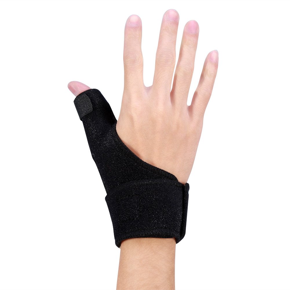 Finger Splint,Adjustable Aluminium Finger Splint Hand Support Recovery Brace Protection Injury Aid Tools for ferula pulgar thumb support thumb splint for trigger thumb sprained thumb brace thumb splin