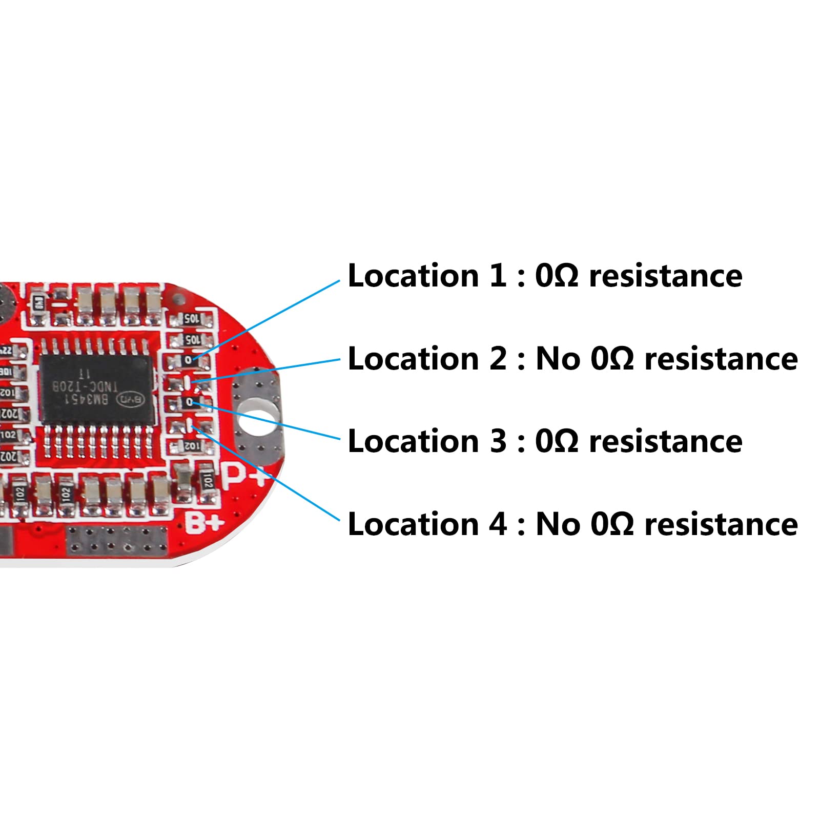MELIFE 5PCS BMS 5S 25A 21V Battery Protection Board for Lithium Battery Protection Circuit Charging Board Module Integrated Circuits.