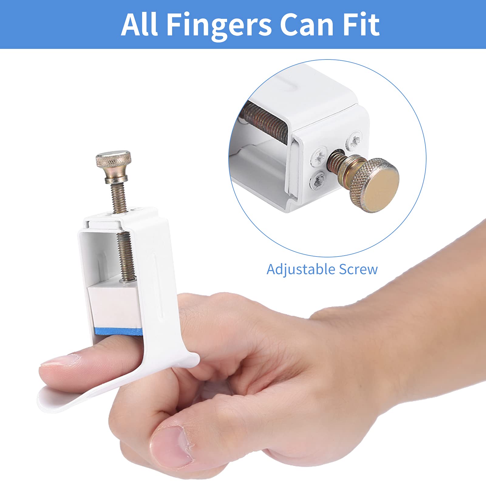 Finger Straightener Splint,Finger Straightener Splint Brace Corrector Support, Hand Finger Arthritis Injury Pain Relief Holder Fingers Extended Finger Fixed Rehabilitation Assist Tool