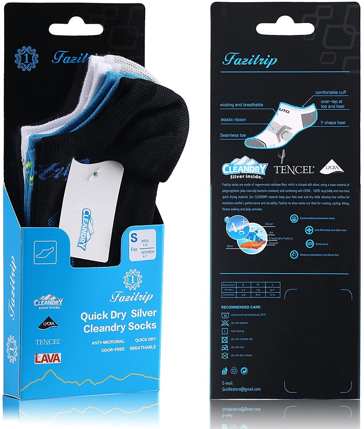Fazitrip Running Socks for Men Women Sport Socks Low Cut Breathable