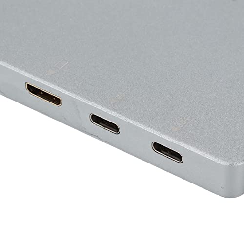Monitor, 1080P HD Multimedia Interface Portable Monitor 170 Degree Viewing Angle 15.6 Inch Aluminum Alloy Shell with Protective Case for Laptop Tablet