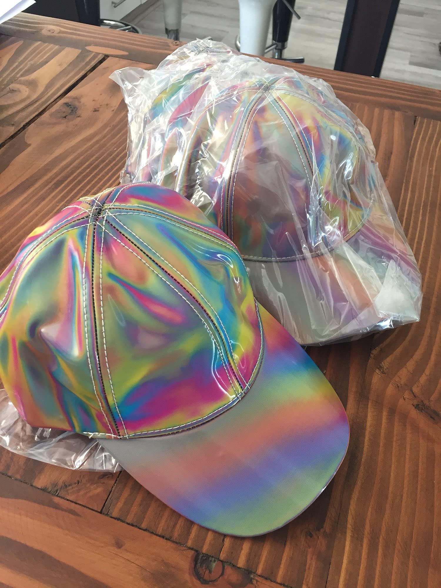 FirstCos Replica Future Baseball Cap Rainbow Cosplay Hat Shining Adjustable Adult