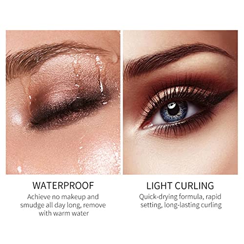 Extreme Length Clean Mascara Washable Mascara Makeup 5d Silk Fiber Mascara Defining, Curling, Multiplying, Buildable Formula, Very Black, 1 Count (Black)