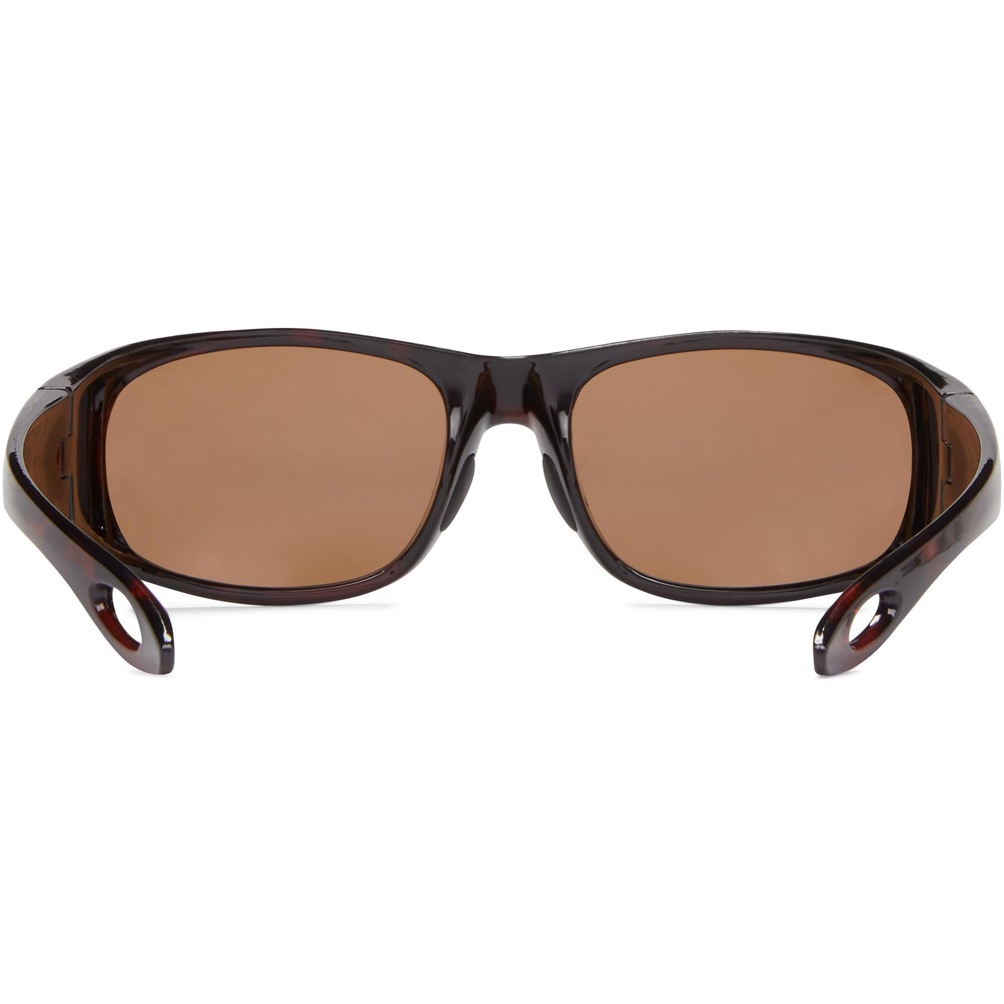 Fisherman Eyewear Grander Original Polarized Sunglasses (Tortoise Frame, Brown Lens), Large