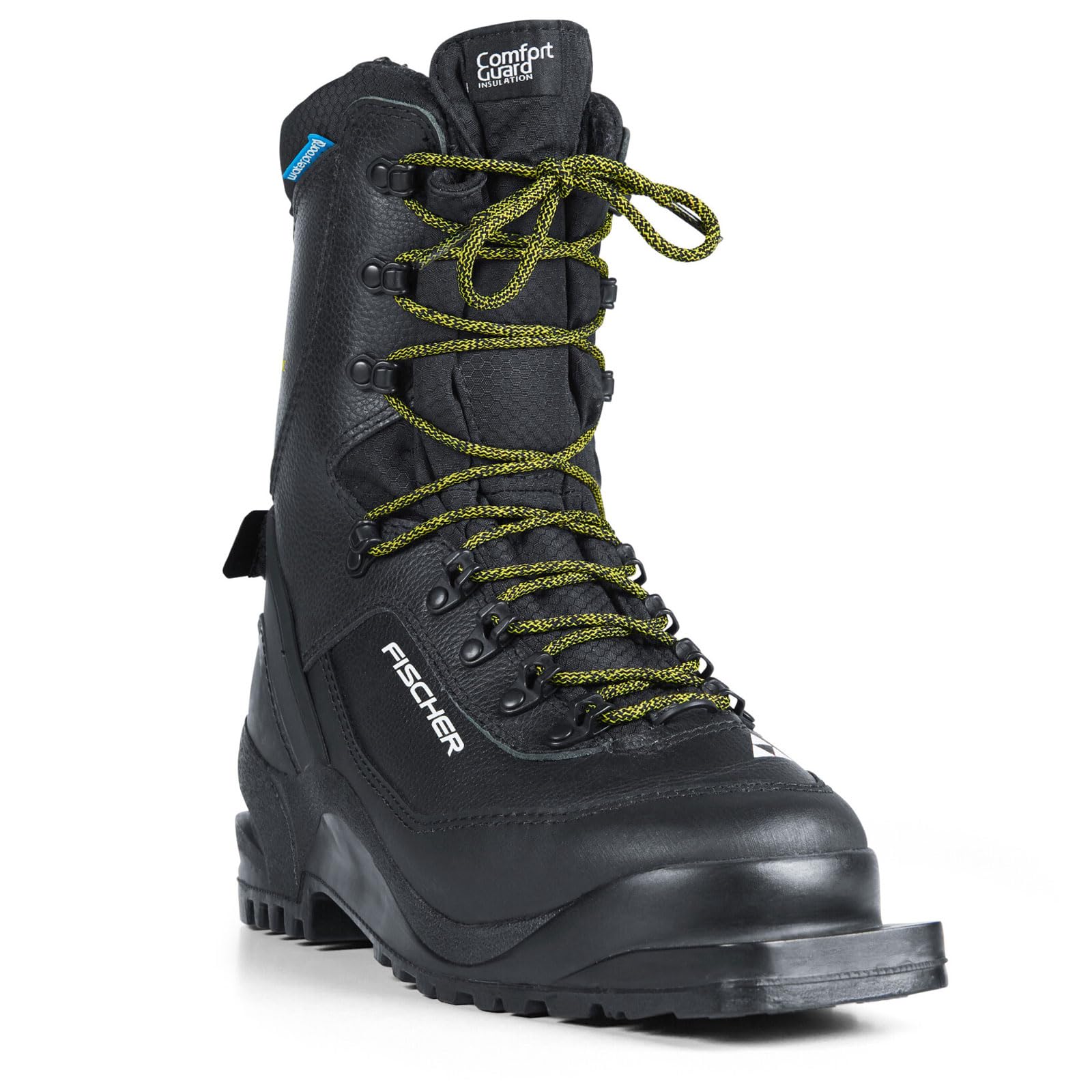 Fischer Unisex BCX Transnordic 75 Waterproof Adult Warm Durable Leather Stable Easy Walk Non Slip Sport Nordic Snow Ski Boots, Black, 42