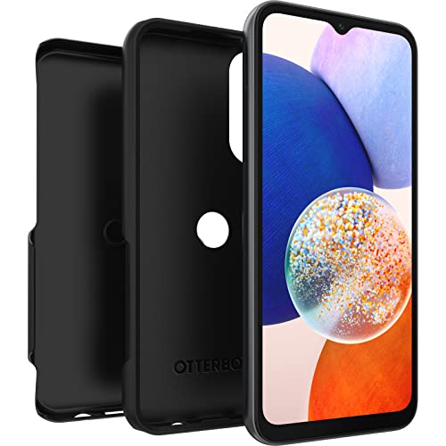 OtterBox Samsung Galaxy A14 5G Commuter Series Lite Case - BLACK , slim & tough, pocket-friendly, with open access to ports and speakers (no port covers),
