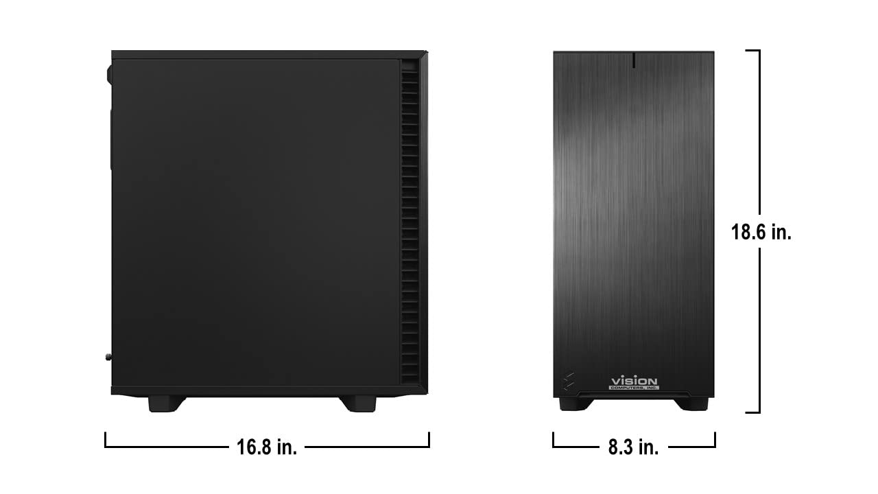 VCI Intel 11th Gen i9 CAD Workstation - Intel Core i9-11900K, Quadro RTX A4000, 64GB RAM, 1TB M.2 NVMe Gen4 x4 SSD + 4TB HDD, 80+ 750W PSU, Windows 10 Pro 64-bit, Desktop Computer