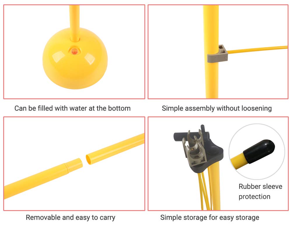 Fivtyily Basketball Dribble Trainer Adjustable Dribble Training Equipment Easy to Assemble