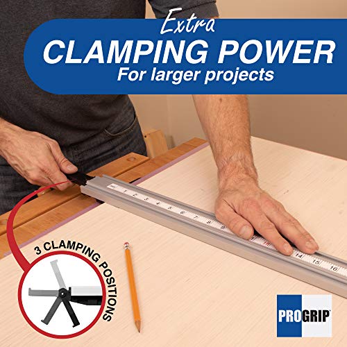 ProGrip Straight Edge Clamp Ideal for Cutting Large Sheets of Plywood and Dado Slots (50 inch Clamp)