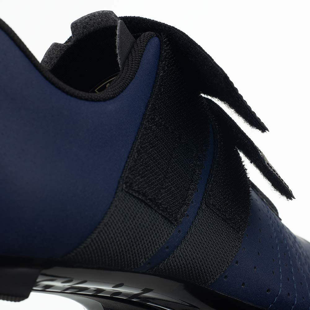 Fizik mens Tempo Powerstrap cycling footwear, Navy/Black, 9.5 - 10 US
