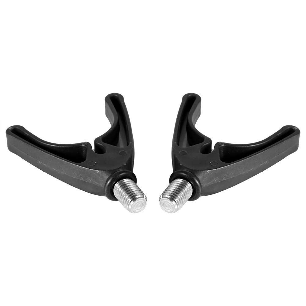 Fishing Rod,2pcs Black Fishing Rod Rest Holder U-Shape Grips Rest Head Tackle Tools for Carp Fishing