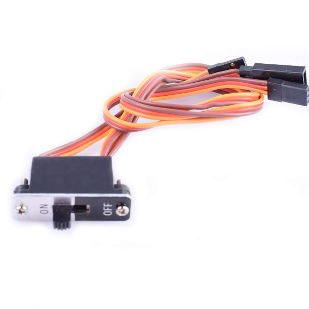 FLASH HOBBY 2pcs JR Heavy Duty RC Aluminum Switch Connectors Accessory for Receiver RC Accessories