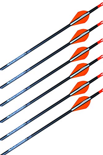 Fleetwood Micro - Diameter Arrows w/Vanes 6 Pack (Orange, Spine 350)