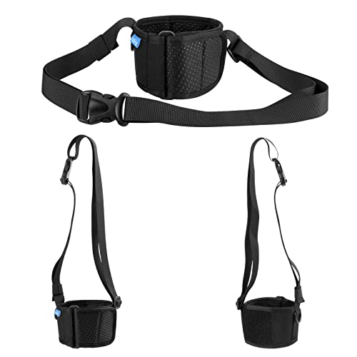 Xxerciz Tumbler Carrier Holder Water Bottle Carrier with Shoulder Strap, Fit for Simple Modern, Yeti, Rtic, Hydro Flask Tumbler Drink Carrier with Carrying Handle Water Bottle Holder for Walking