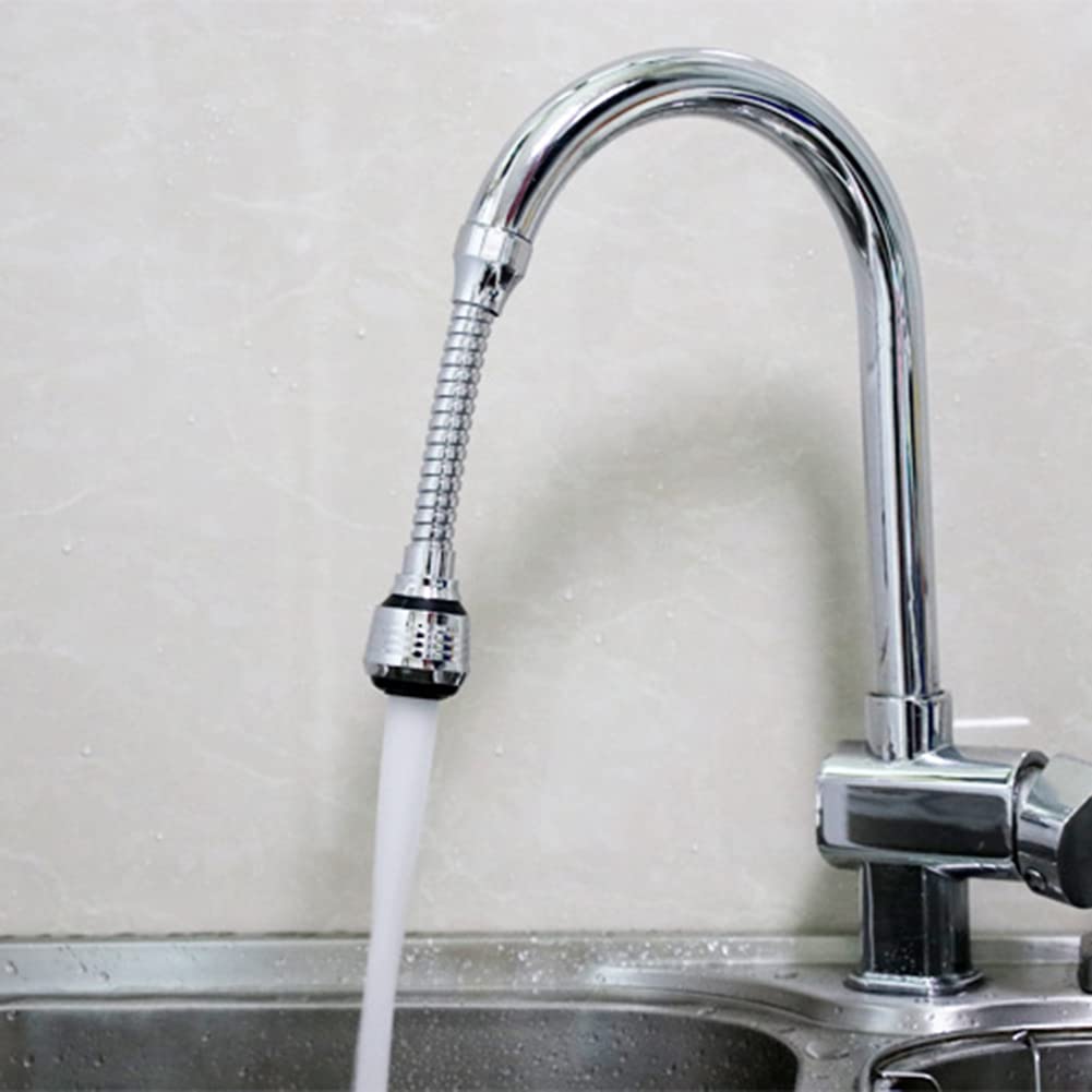Flexible Faucet Sprayer | Flexible Tap Extension Aerator 360 Degree Rotatable - Water Saving Faucet Extension Sprayer for Kitchen Sink Speesy