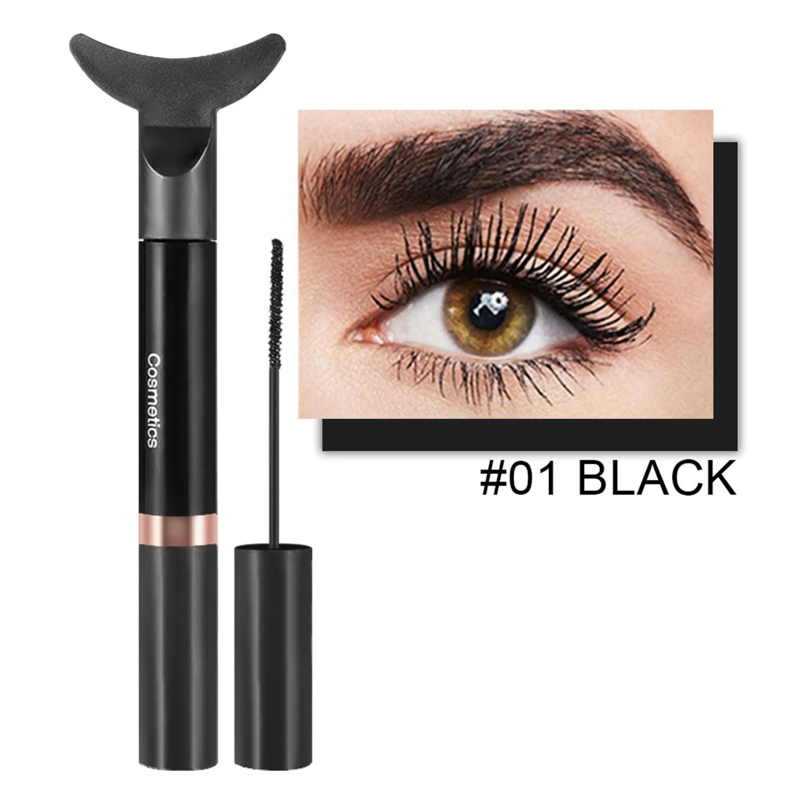Fit Mascara Long Silk And Eyelashes Mascara Waterproof Makeup Mascara Mascara Curly Eyelash Color Extension Colorful Thick Long Simply Fiber Mascara Science(B-A)