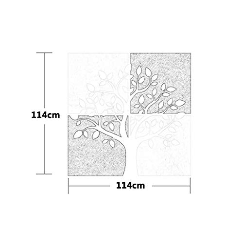 Wall decoration 4 Pieces of Abstract Decorative Wall Stickers,Living Room TV Background, self-Adhesive Office memo Photo Board