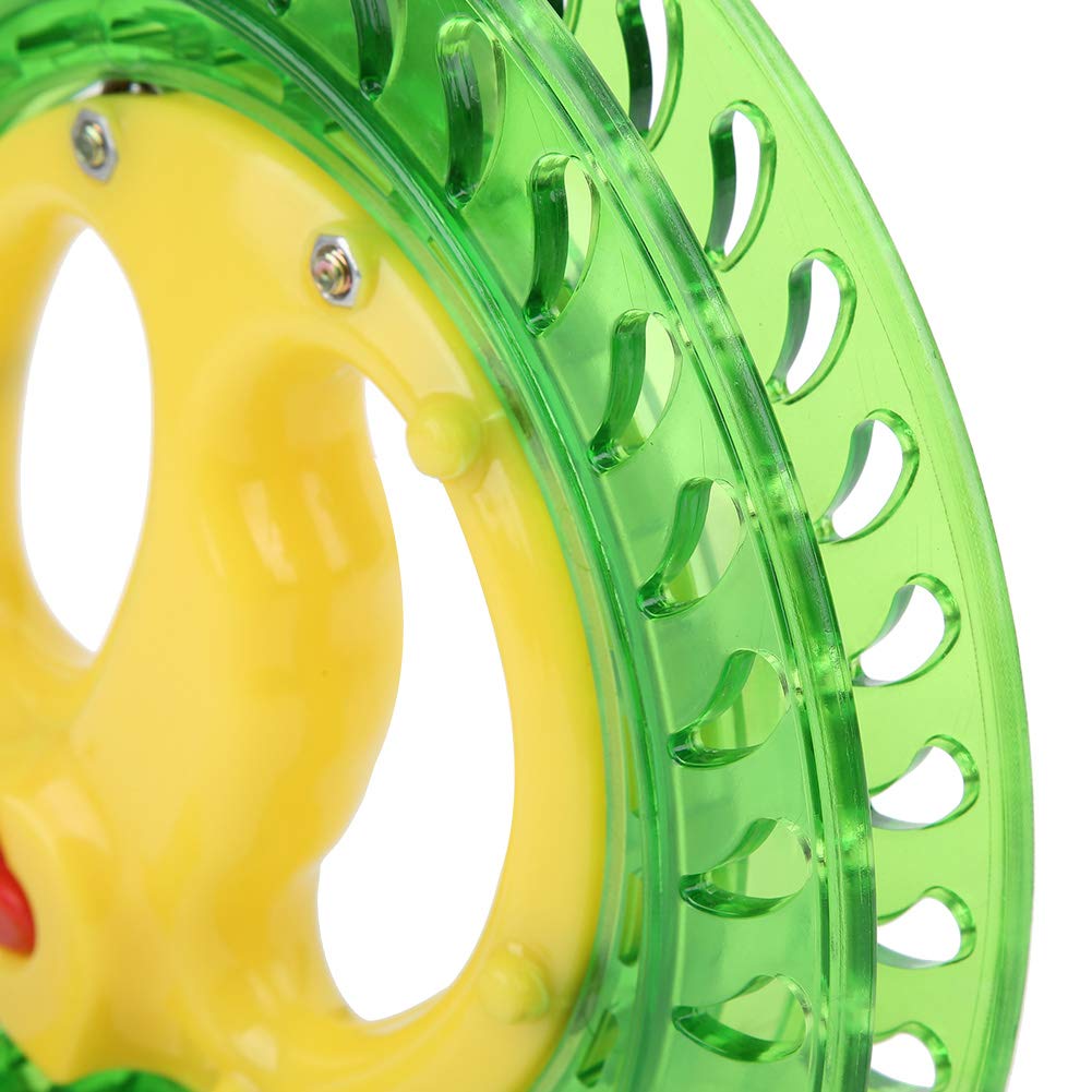 Fishing Line Reel, ABS Multifunction Sea Fishing Wheel Hand Wire Wrapping Fly Line Fishing Reel Accessory (Green)