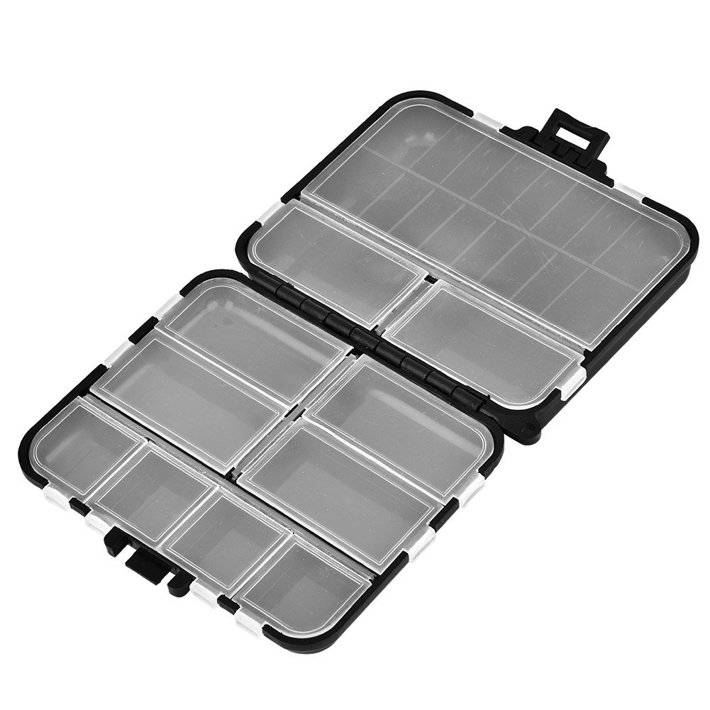 Fishing Lure Box, Bait Box Waterproof Portable Fishing Lure Tackle Hook Bait Storage Box Case With Compartments for Fishing