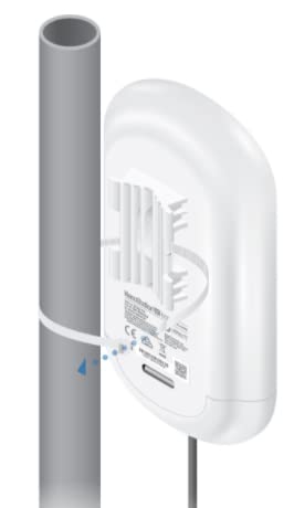 UBNT Networks NanoStation AC Loco Loco5AC-US 2 Pack Pre-Configured Loco5ac 5GHz 802.11ac airMAX Radio 450Mbps Wireless Bridge (2-Pack) with PoE POE-24-7W-G Included Ready to Install, White