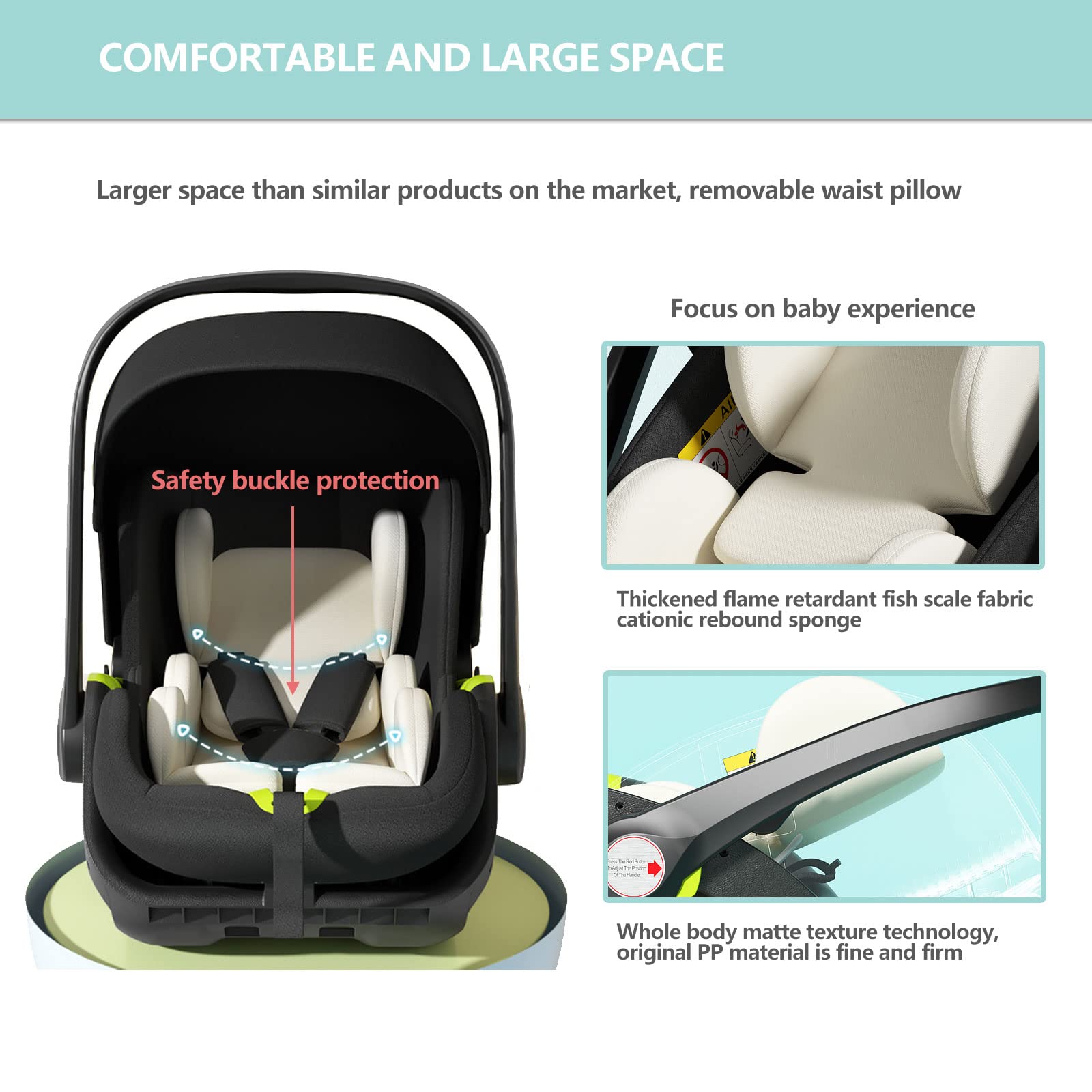 Lightweight Stroller, High Landscape Infant Pram, Aluminum Frame, Suitable For Toddlers And Children, With Multi-angle Adjustment, From Birth 0 To 4 Years, 0-20 Kg(Color:Grey)