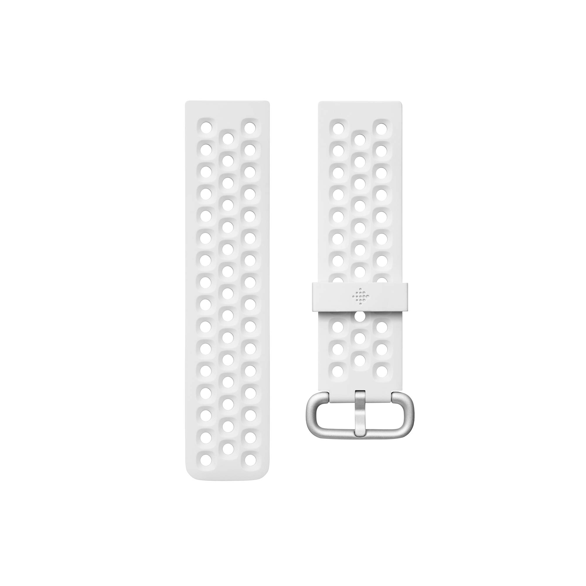Fitbit Versa Family Accessory Band, Official Product, Sport, Frost White, Small