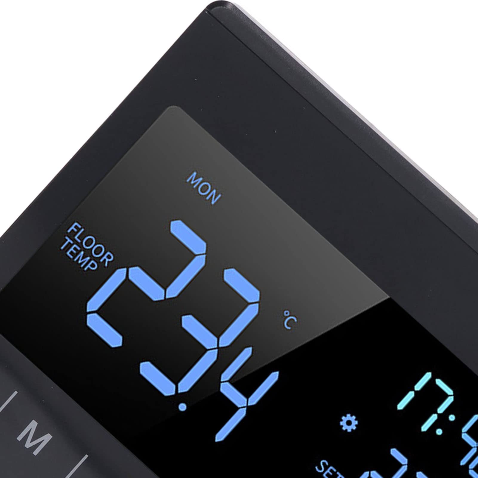 Floor Heating Controller, Programmable Digital Thermostat AC85V to 250V Automatic Mode Programming Mode for Distribution Manifold