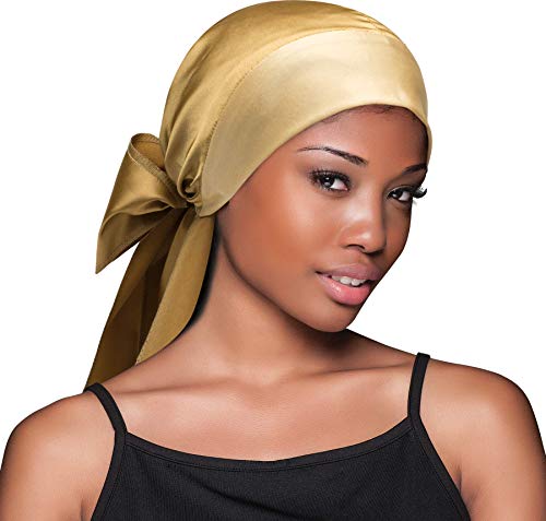 Firstline Evolve Essentials Satin Edge Wrap Scarf,Champagne,1 Count (Pack of 1)