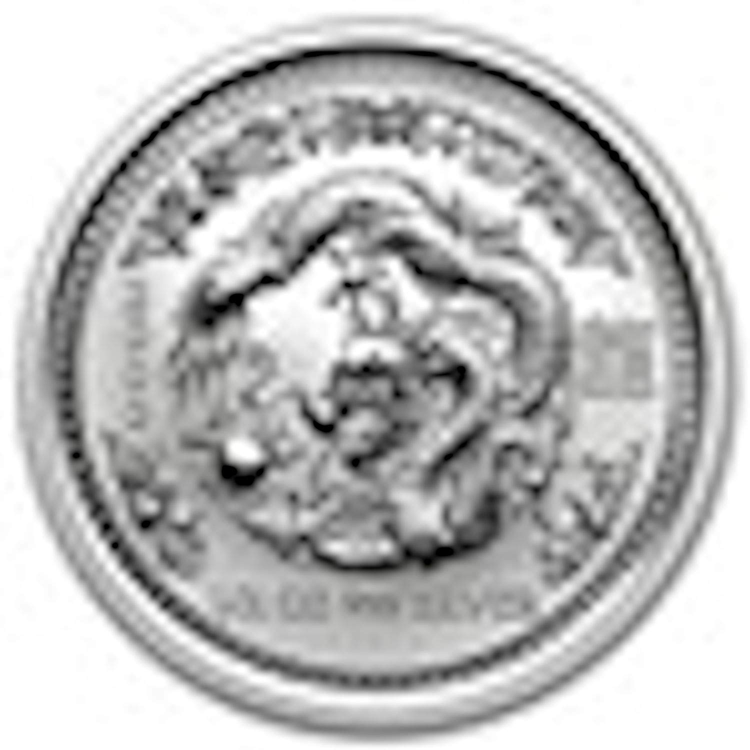 Flintski Jewelry Australian Lunar Series 1 1999-2007 Sterling Silver Coin Edge Bezel Mount Frame Pendant 32.10mm x 2.80mm
