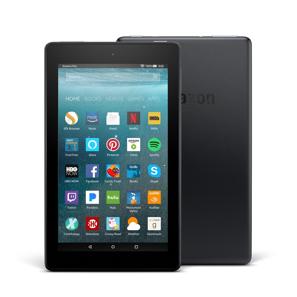 Fire 7 Tablet (7" display, 8 GB, without Special Offers) - Black - (Previous Generation - 7th)